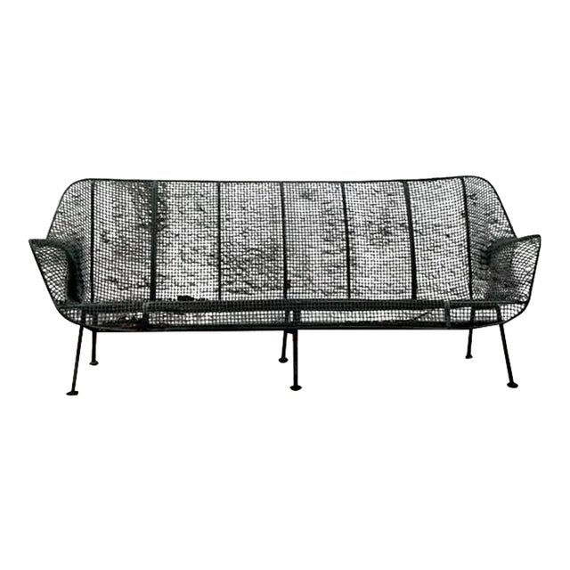 Vintage Wire Mesh “Sculptura” Sofa After Russell Woodard | Chairish
