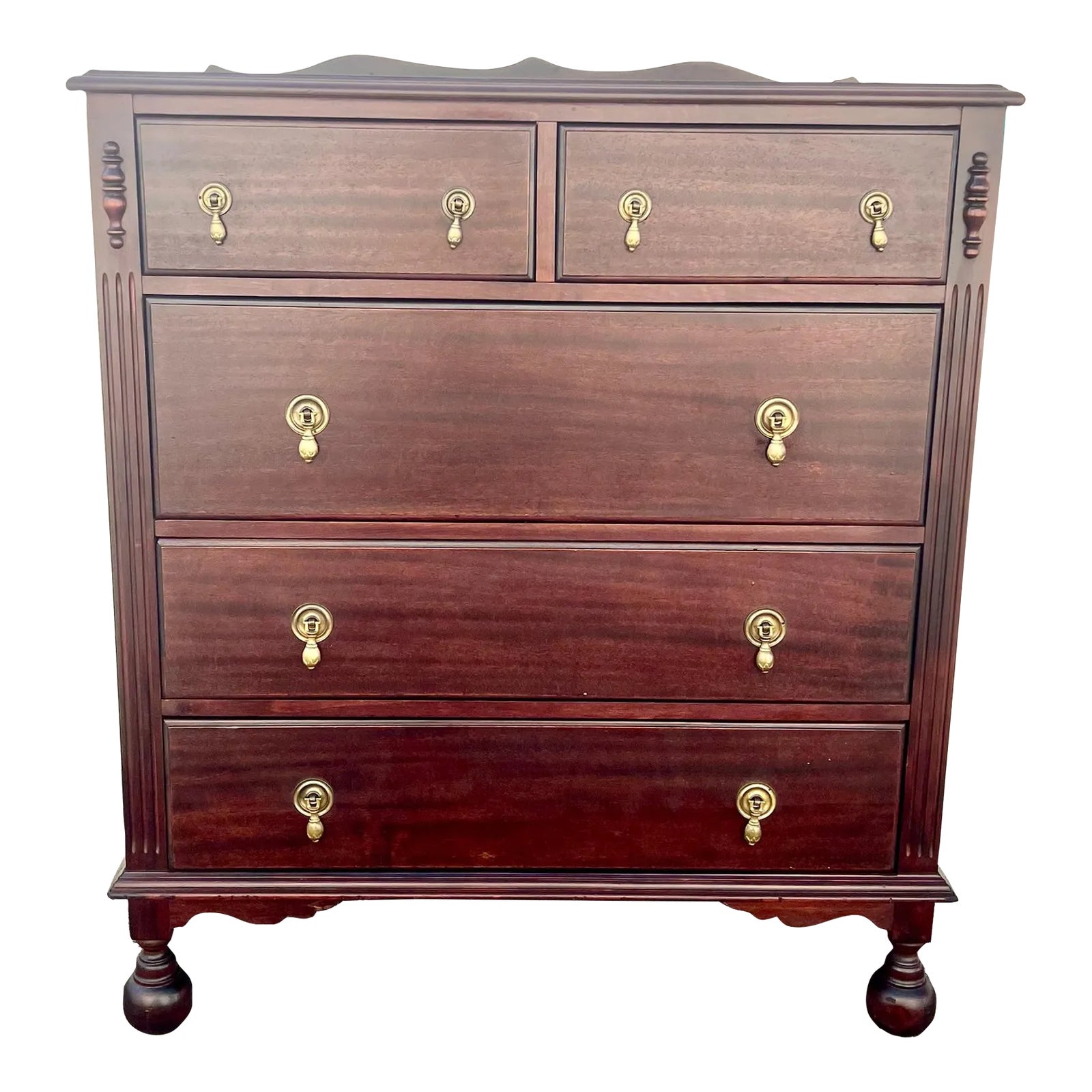 Antique William and Mary Style Mahogany Highboy Chest by Superior ...