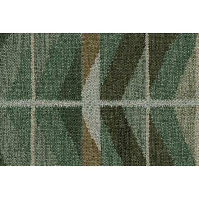 Rug & Kilim’s Scandinavian Style Kilim With Geometric Patterns in Tones ...