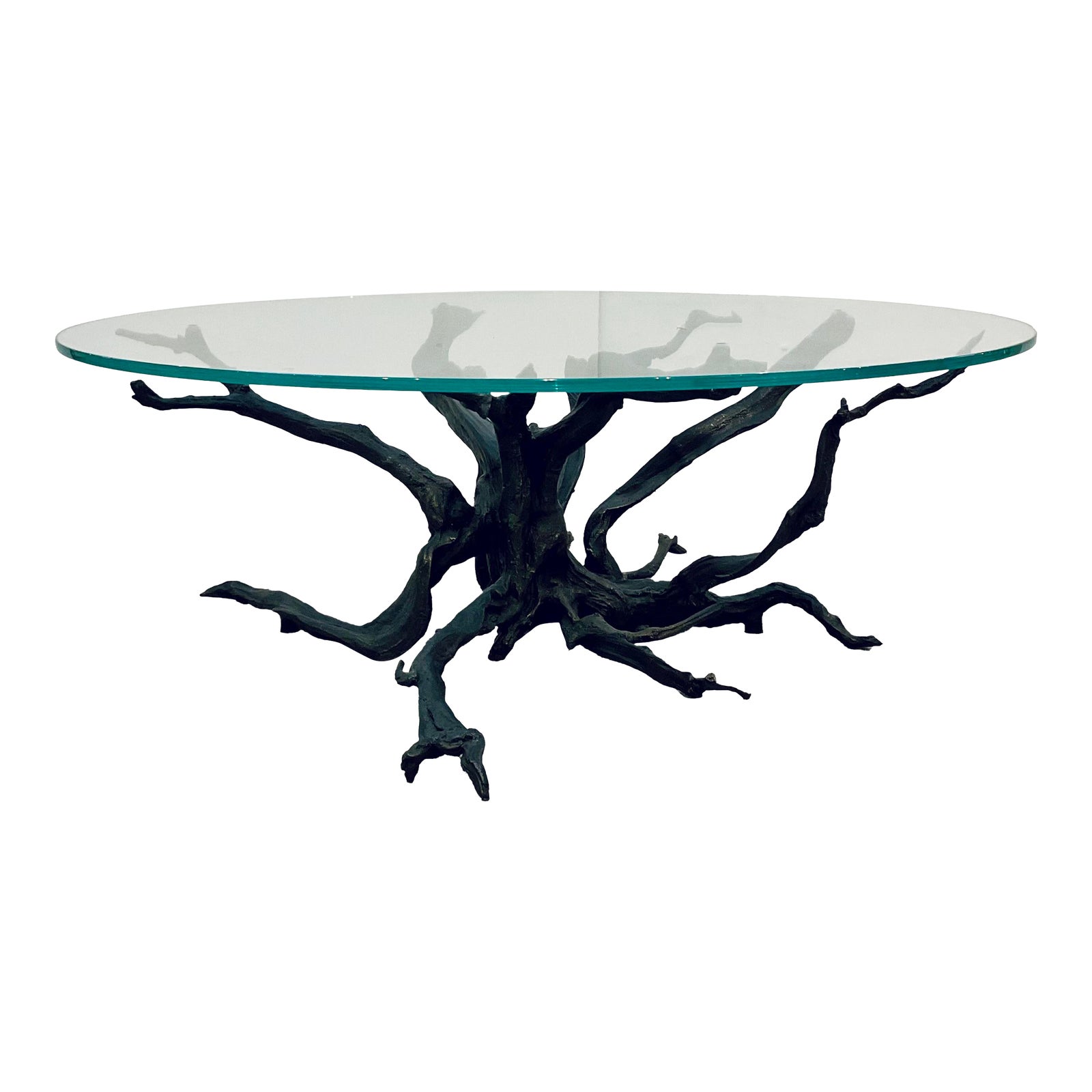 Revelation Modern Bronze Branch Big Sur Coffee Table | Chairish