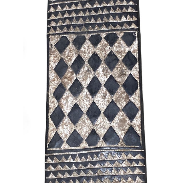 Large African Bobo Bwa Plank Sculpture Mask Burkina Faso 80" H | Chairish