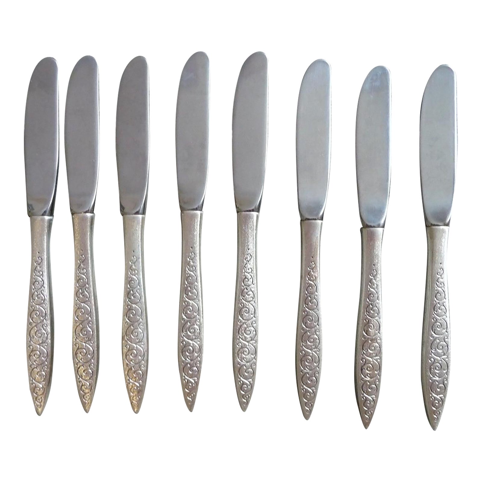 Mid 20th Century Wallace Sterling Silver Spanish Lace Pattern Butter ...