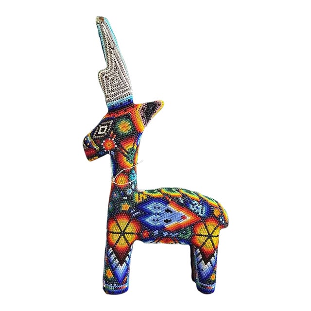 Multicolor Deer Huichol | Chairish