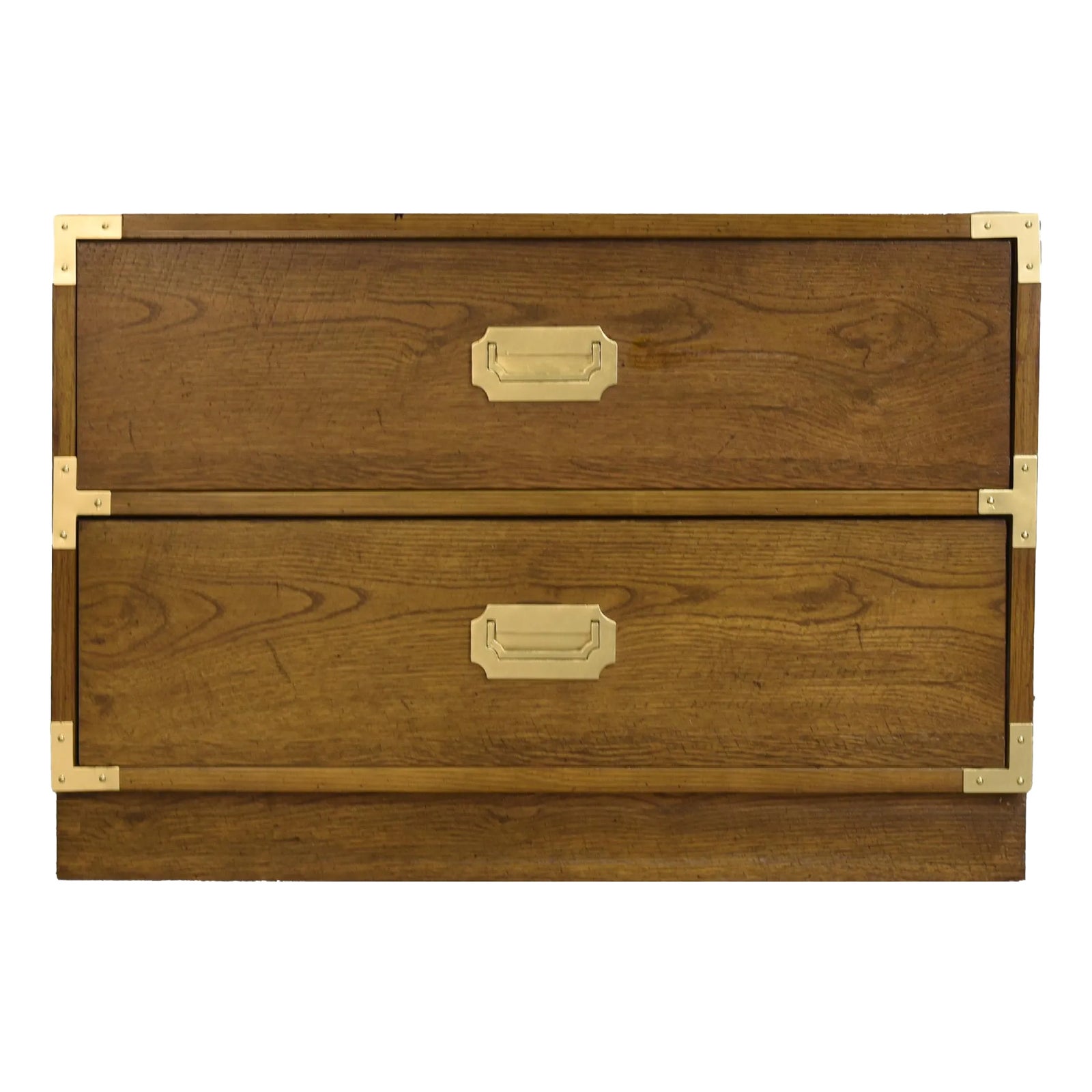 1970s Campaign Nightstand - Single Unit | Chairish