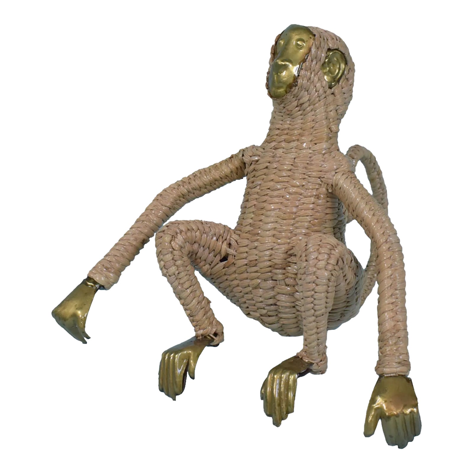 Small Monkey Figure Mario Lopez Torres | Chairish