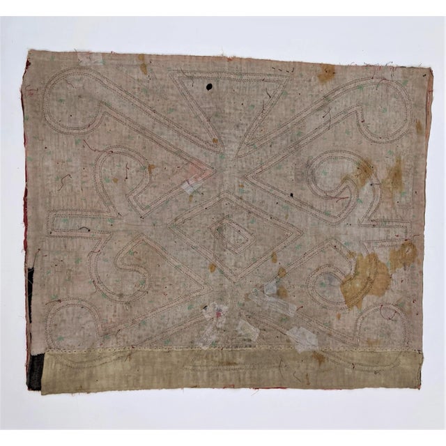 Vintage Spanish Red Mola Cloth | Chairish