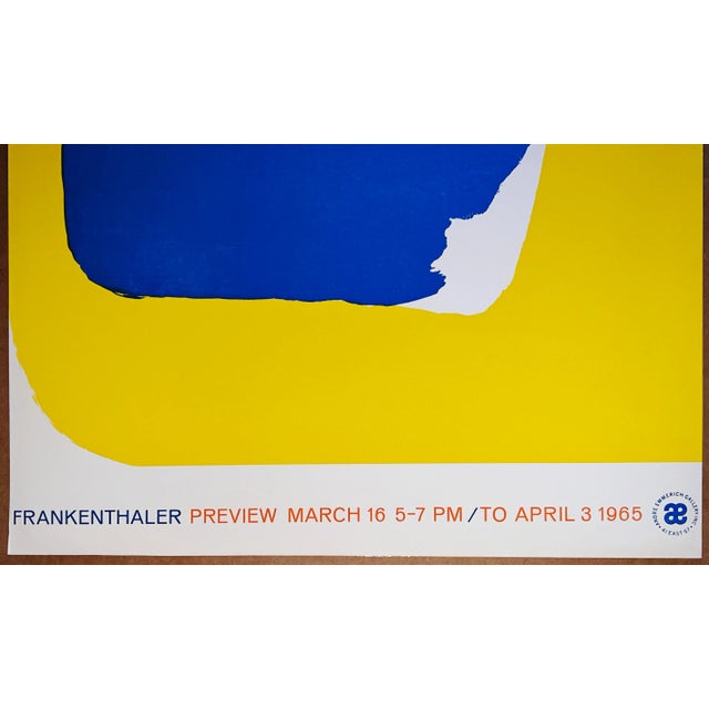 Helen Frankenthaler at André Emmerich Gallery, Original 1965 Lithograph ...