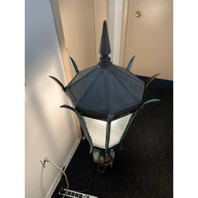 1920s Gothic City of Chicago Street Lantern in Cast Bronze Novalux for ...