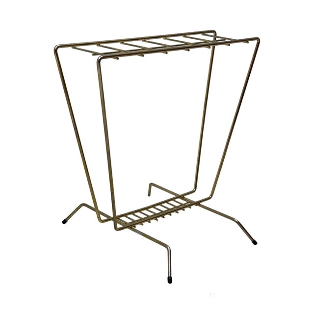 Vintage Brass Stand | Chairish