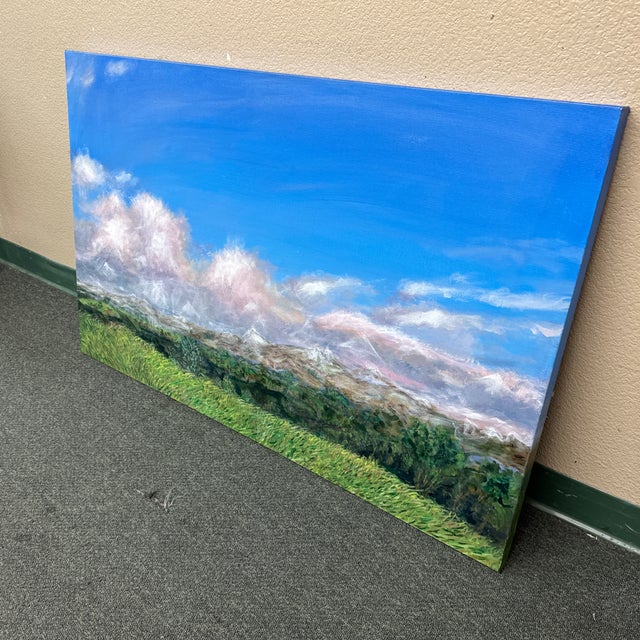 Tom Kirk Original Mt. Tamalpais Landscape Acrylic Painting on Canvas ...