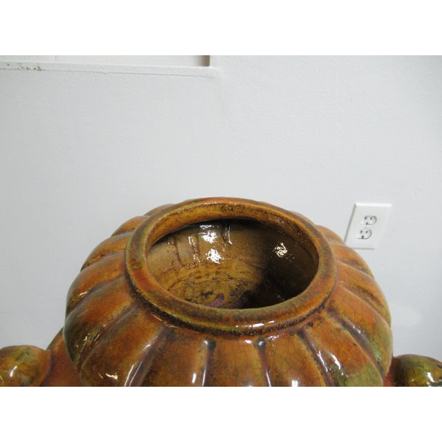 Modern Italian Regency Ceramic Urn | Chairish