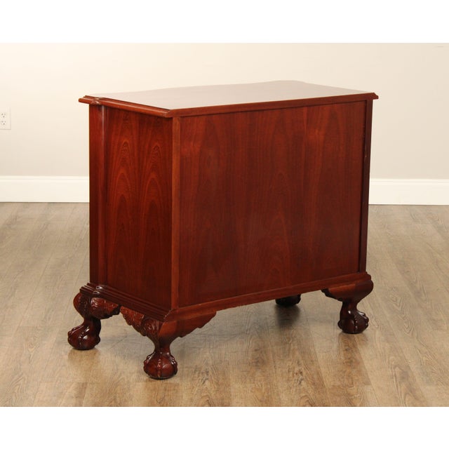 Chippendale Style Mahogany Ball and Claw Foot Chest of Drawers | Chairish
