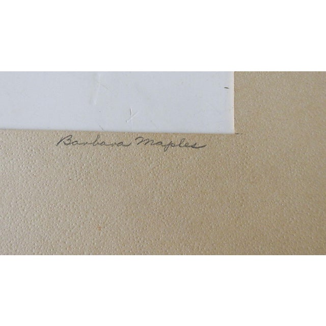 Vintage 1940's Barbara Maples+ Ghost Town Rosemont Colorado Lithograph ...