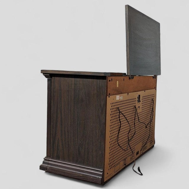 Mid-Century Record Player & Radio Cabinet Vintage Zenith Stereo Console ...