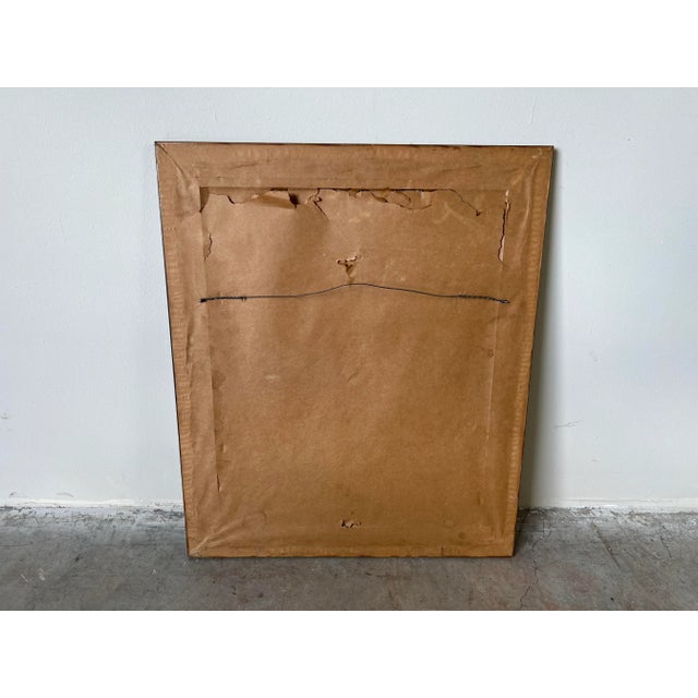 70's Gustave Wander Portrait of a Smoking Man Watercolor Painting ...