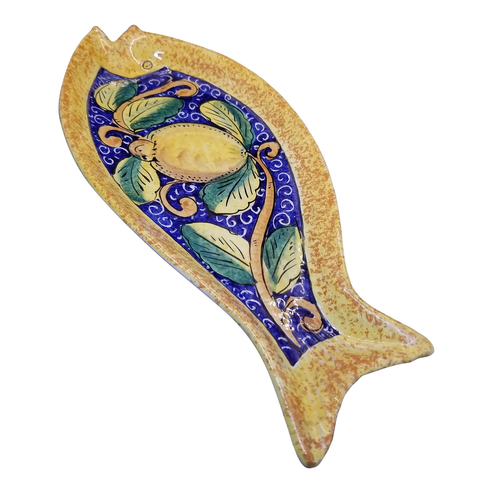 Vintage Dip Into a Mano Italian Ceramic Fish Plate Pottery, Made in ...