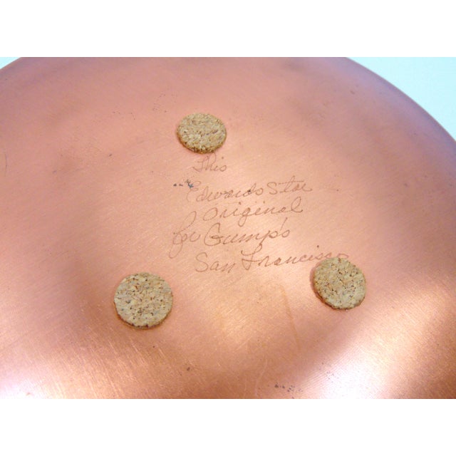 Mid Century Vintage Original Edwards Star Enamel on Copper Plate Dish ...