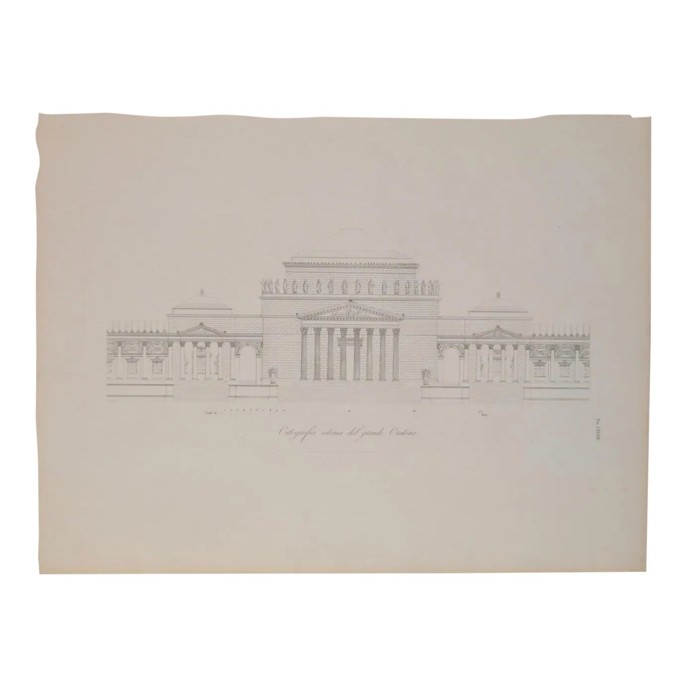 19th Century Copper Plate Engraving "The Great Oratory" | Chairish