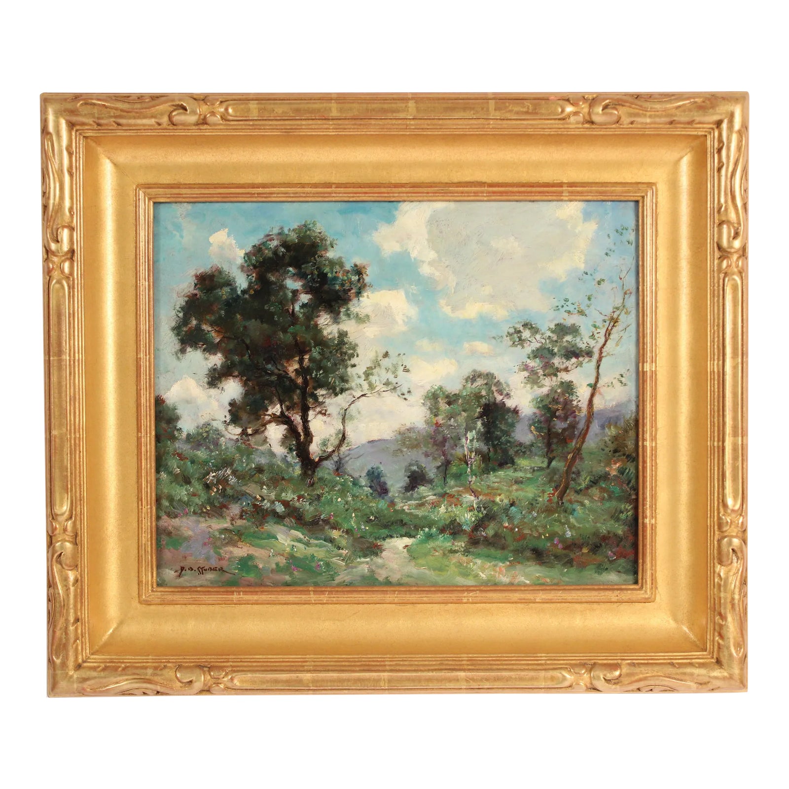 Impressionist California Landscape Painting by Dedrick B Stuber (1878 ...