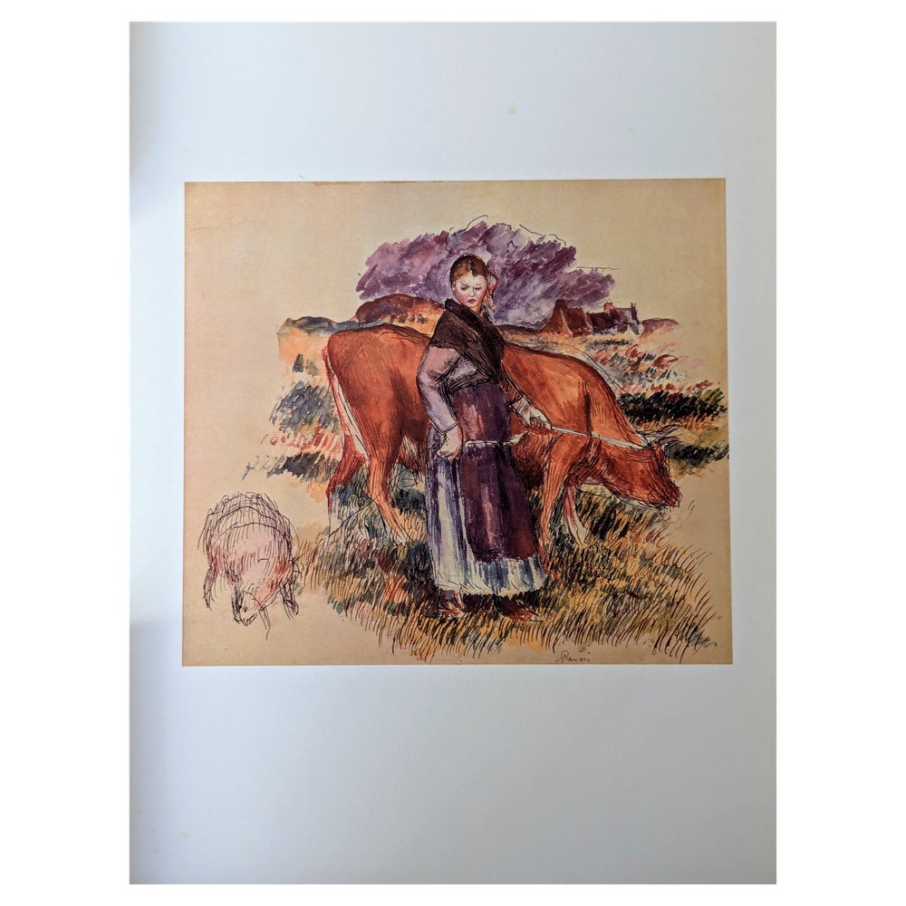 Pierre-Auguste Renoir, Cow Herder, Lithograph | Chairish