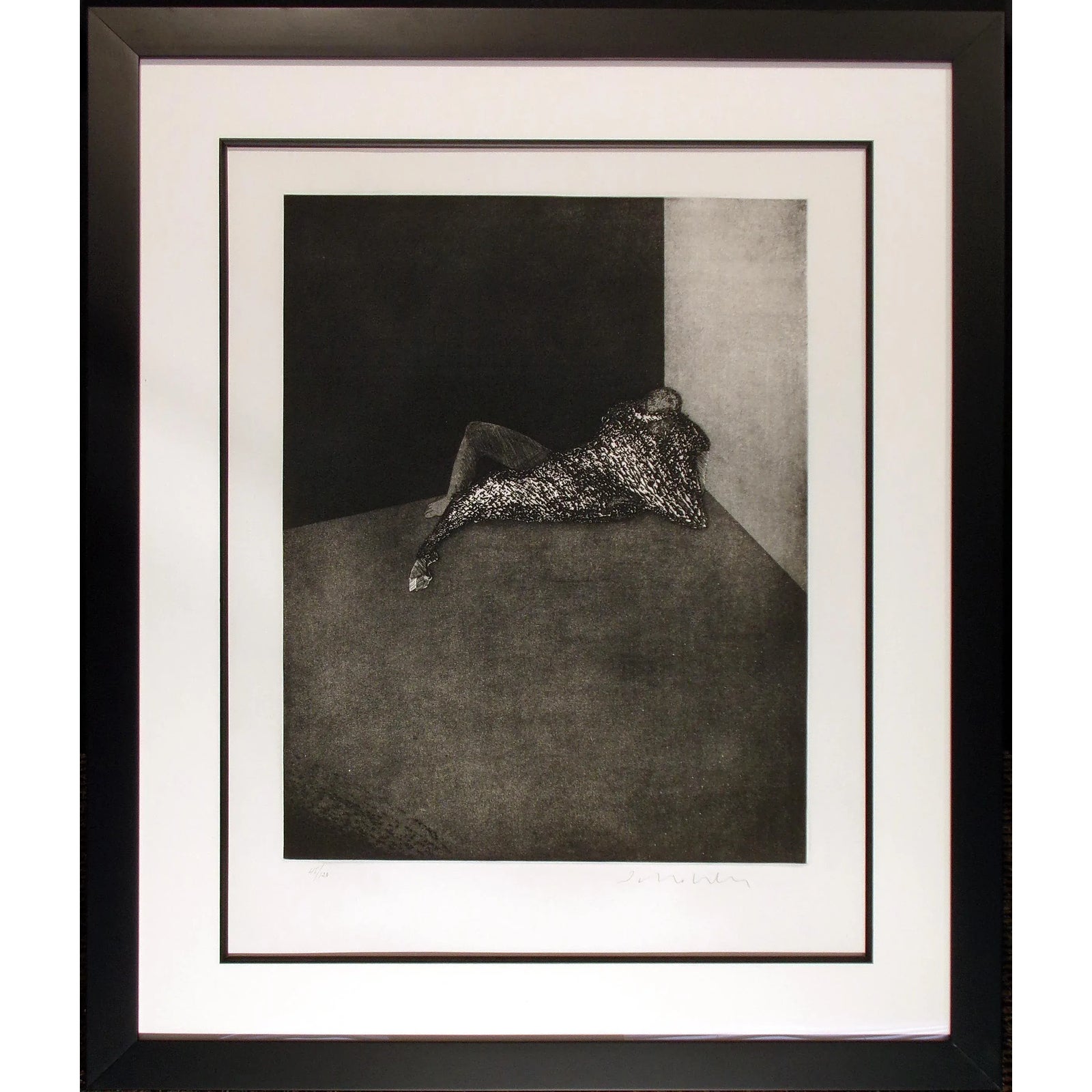 1982 "Self Portrait in Barcelona" Contemporary Southwestern Etching by ...