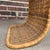 Wicker Rattan Waterfall Edge Side Table | Chairish