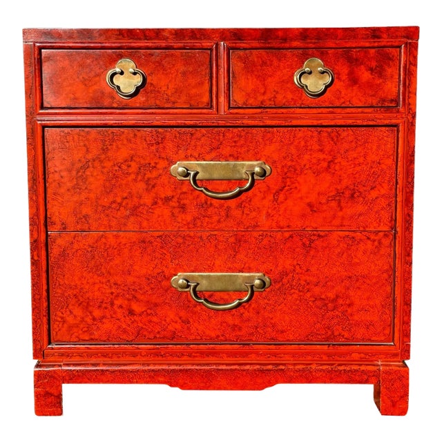 1980s Vintage Faux Tortoise Shell Chest | Chairish