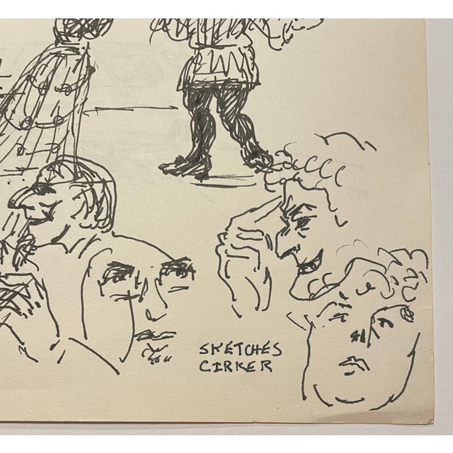 1970s Hayward Cirker Figure Sketches | Chairish