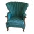 Mid 20th Century Classic Jb Van Sciver Channel Back Wing Chair | Chairish
