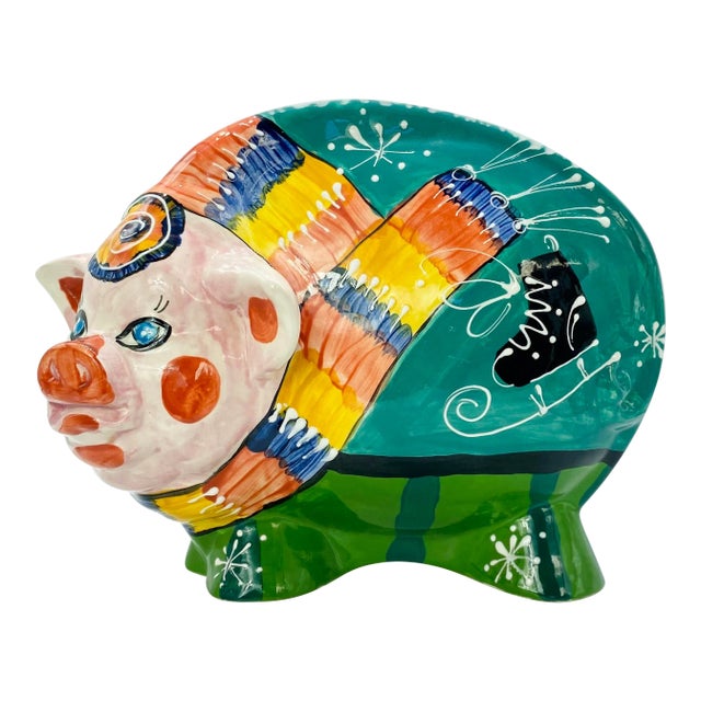 Vintage Limited Edition Ceramics Pig by Anatoly Turov | Chairish
