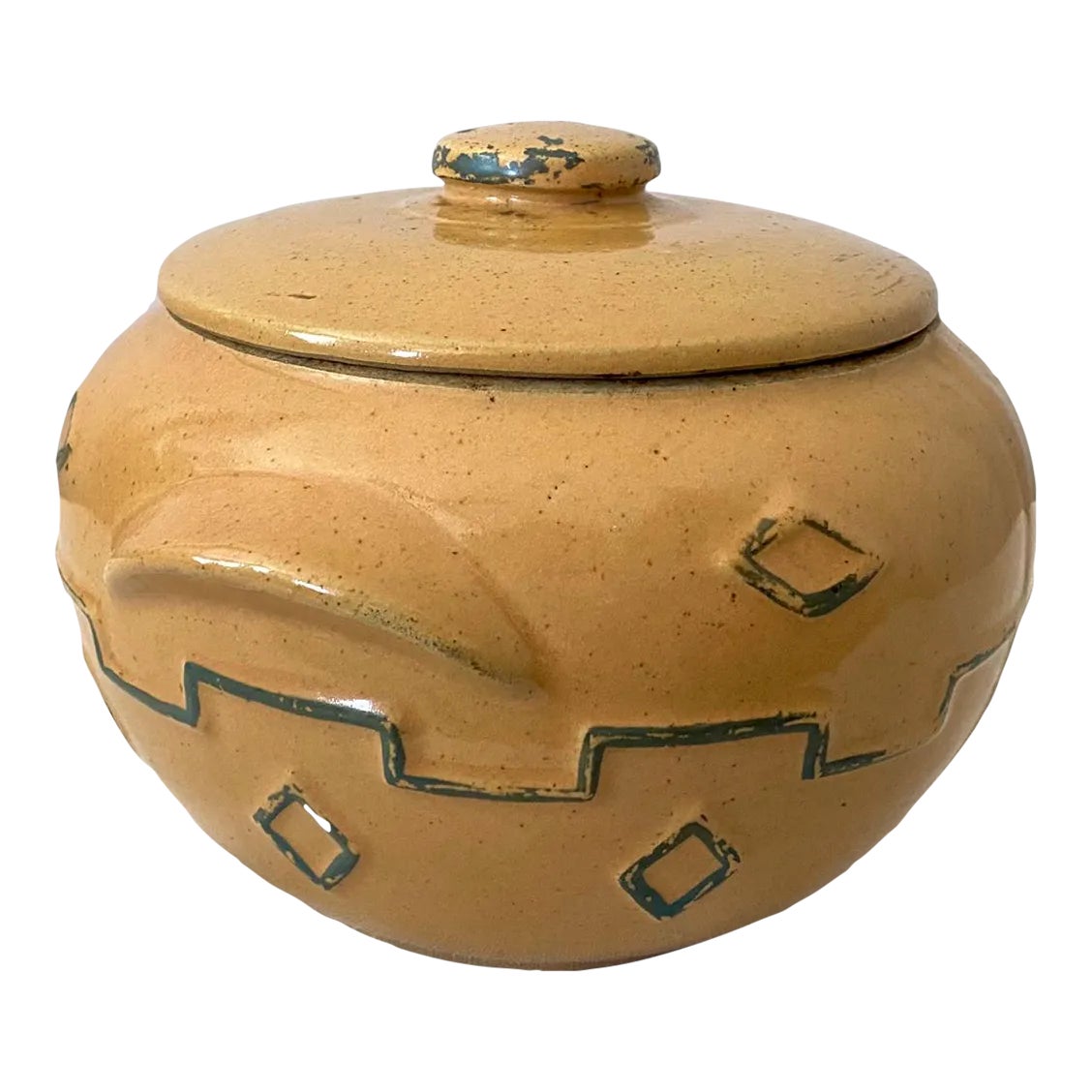 1940s Western Stoneware Bean Pot | Chairish