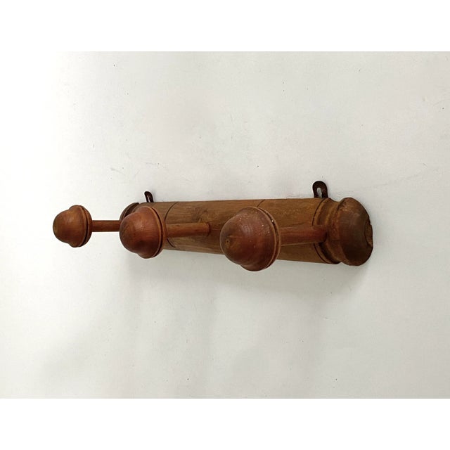 Vintage French Faux Bamboo Coat/Hat Rack | Chairish