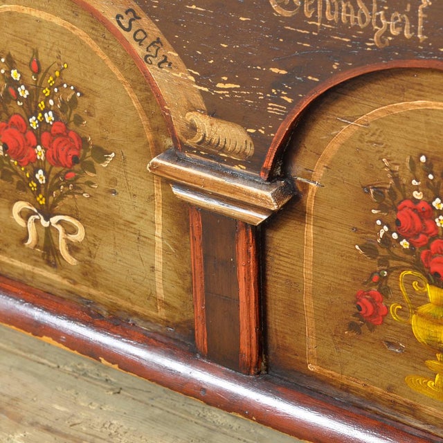 German Wedding Chest, 1842 | Chairish