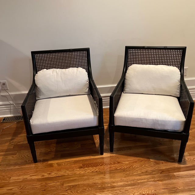2000s Pair of Rattan Chairs | Chairish
