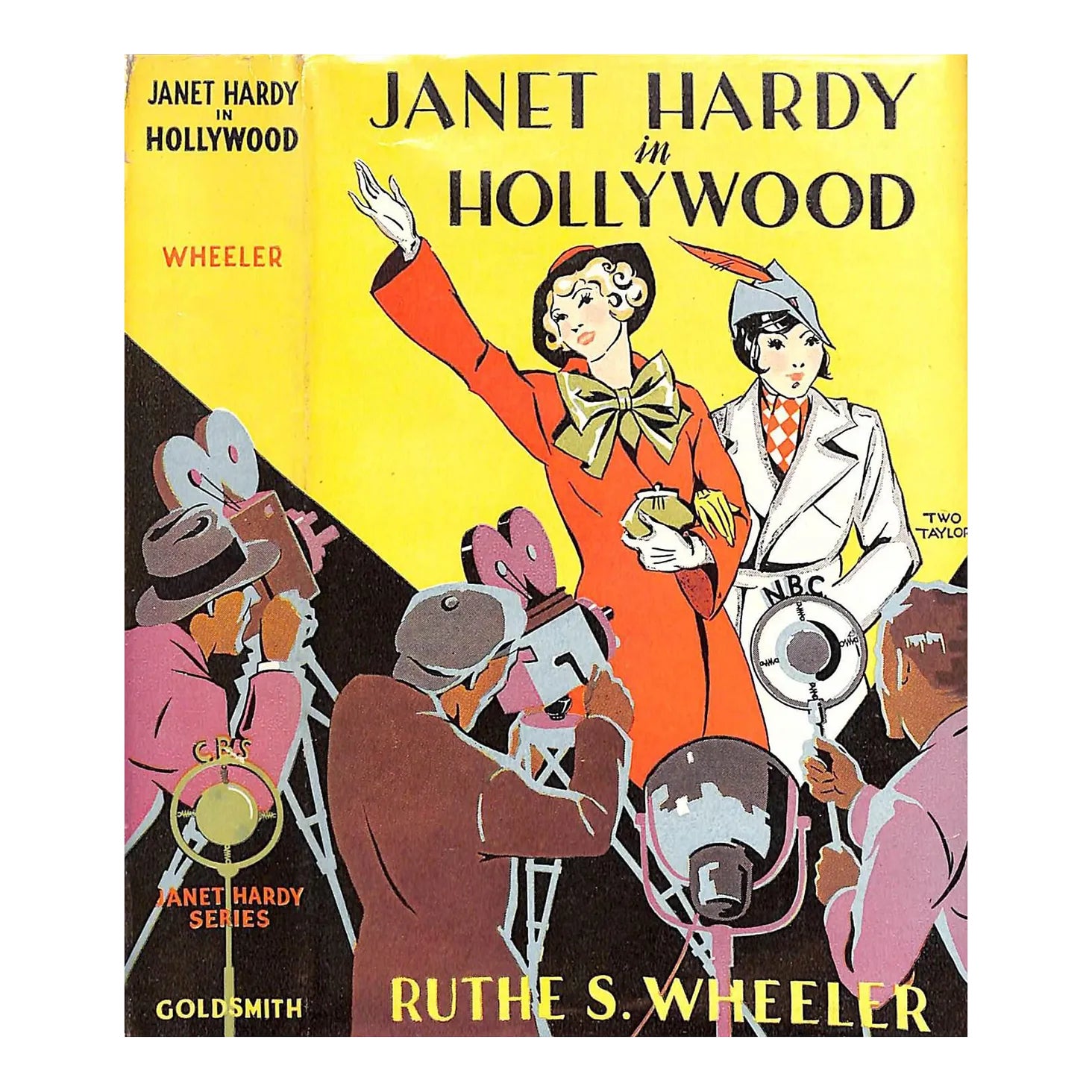 "Janet Hardy in Hollywood" Book 1935 Wheeler, Ruthe S. | Chairish