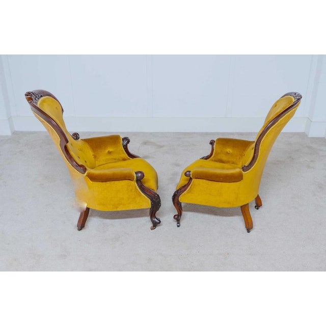 Antique Victorian Parlour Chairs, 1880s, Set of 2 | Chairish