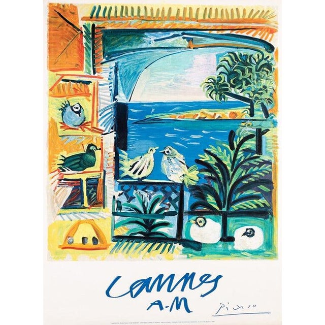 1961 Pablo Picasso - Cannes A.M. Poster | Chairish