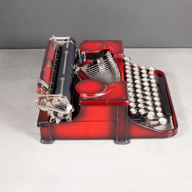 Rare Duotone Red Royal "P" Portable Typewriter C.1931 | Chairish