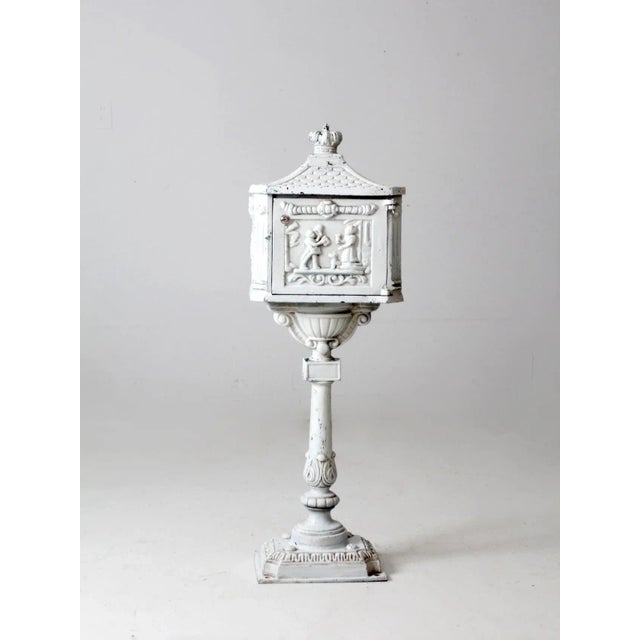 Antique Cast Iron Mailbox | Chairish