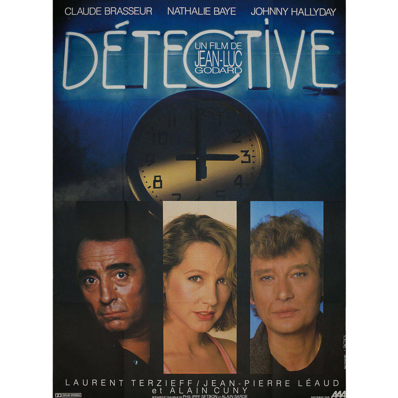 Detective 1985 French Grande Film Poster | Chairish