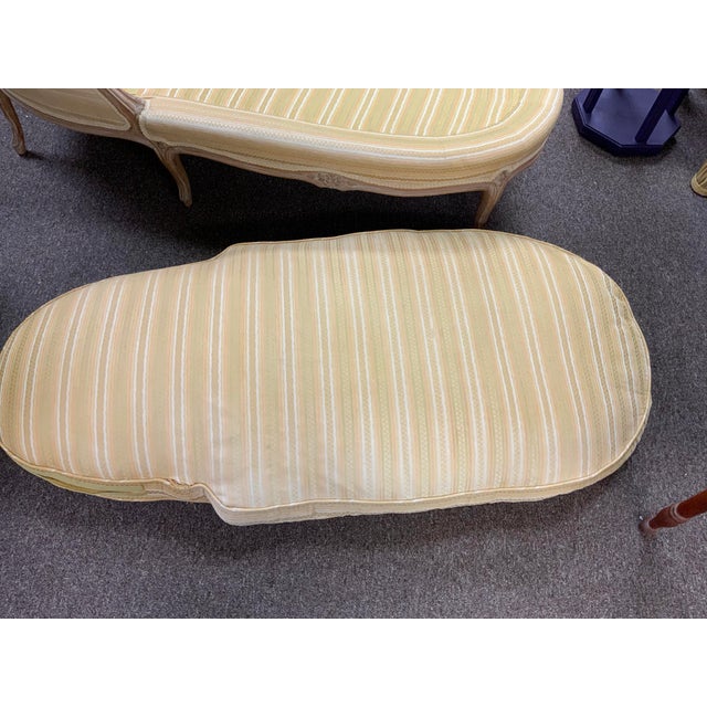 1920-1940 Reproduction French Louis XV Chaise Lounge | Chairish