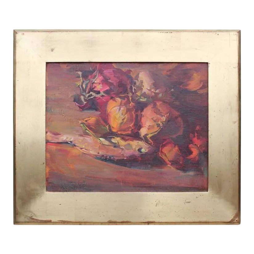 Kevin Weckbach Impressionist Still Life with Warm Tones 20th Century ...
