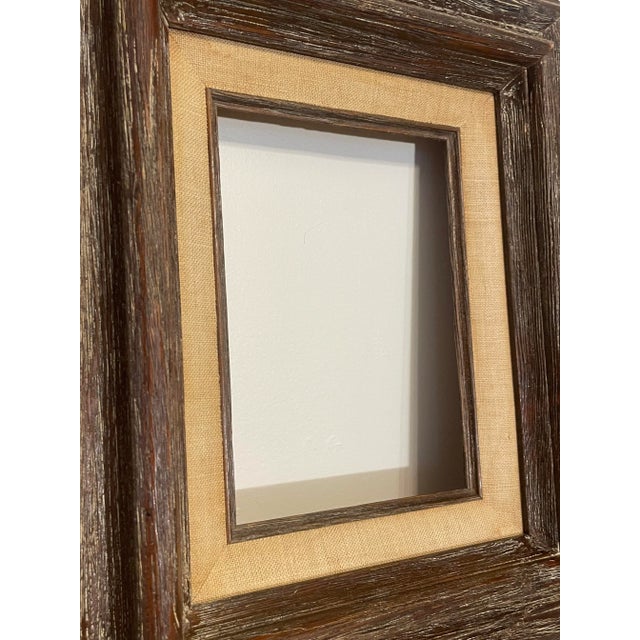 Vintage Rustic European Solid Wood Grain Frames, White Washed and Brown ...