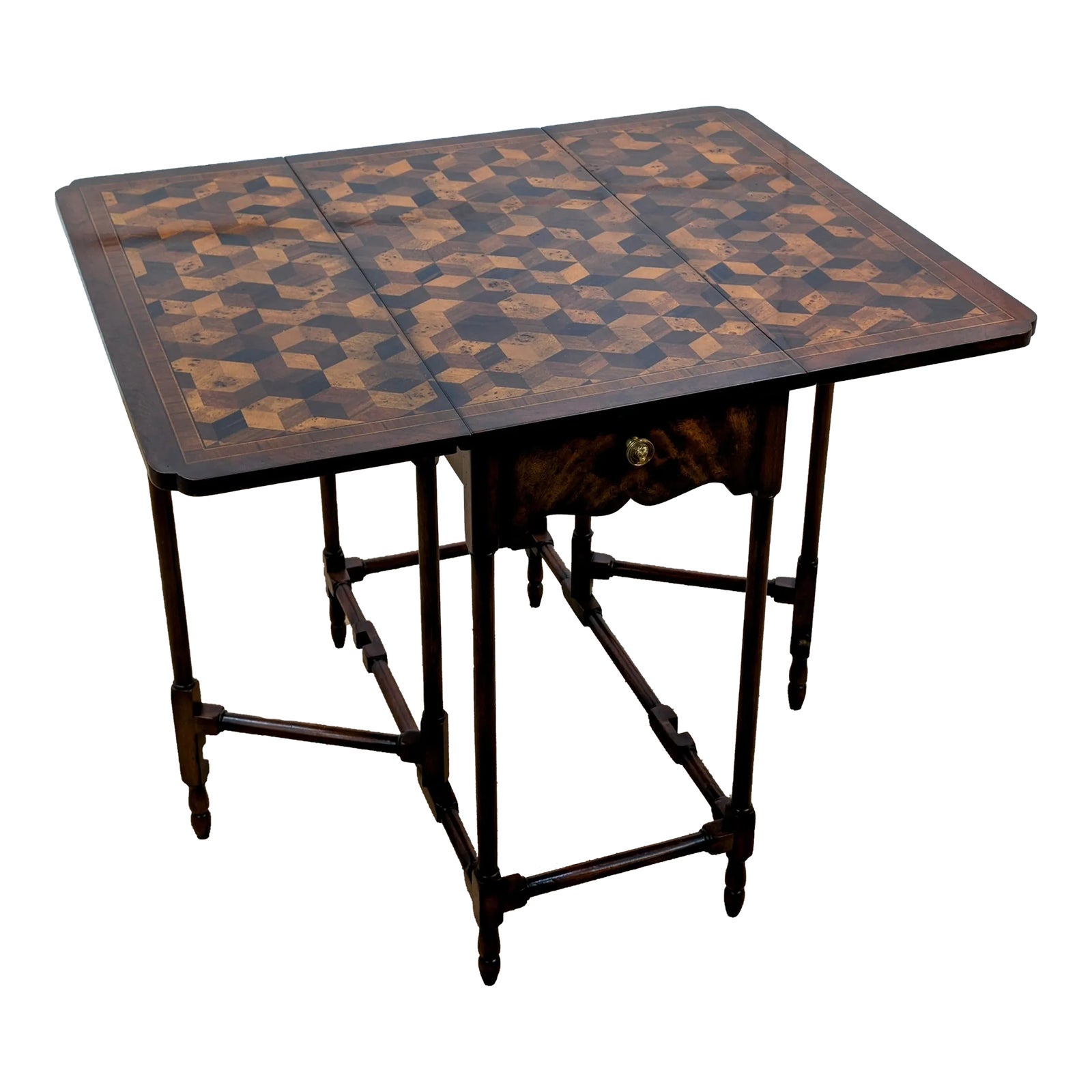 Theodore Alexander " Althorp " Drop Leaf Queen Victoria Table | Chairish