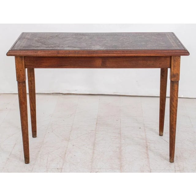 French Provincial Carved Oak Side Table | Chairish