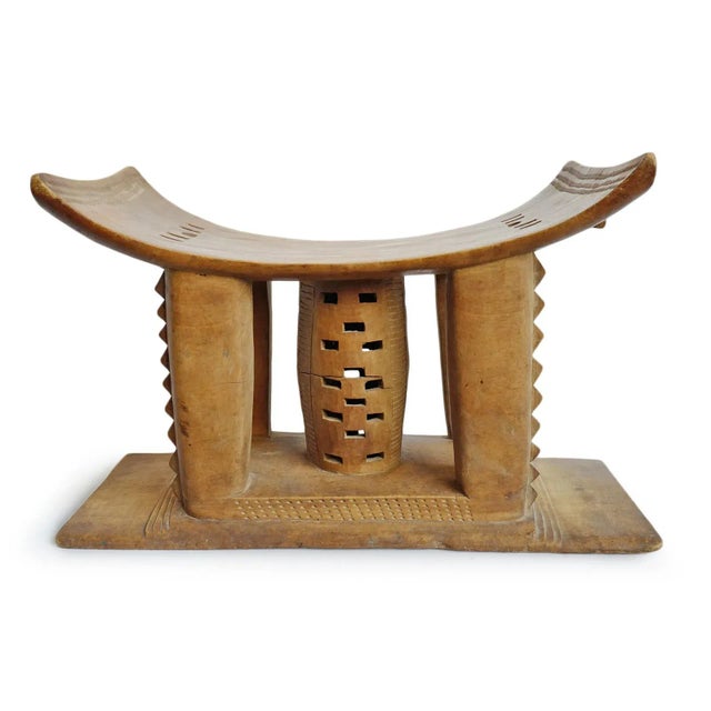Original Asante Chief Stool | Chairish