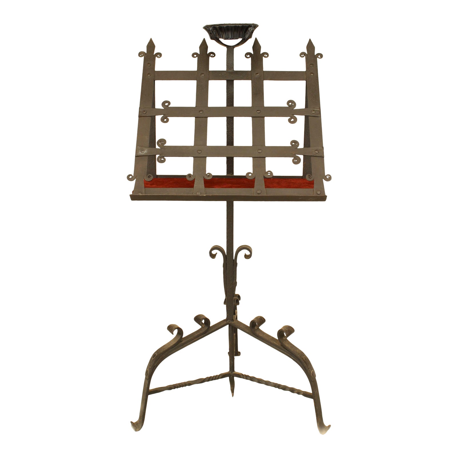Gothic Revival Wrought Iron Lectern | Chairish