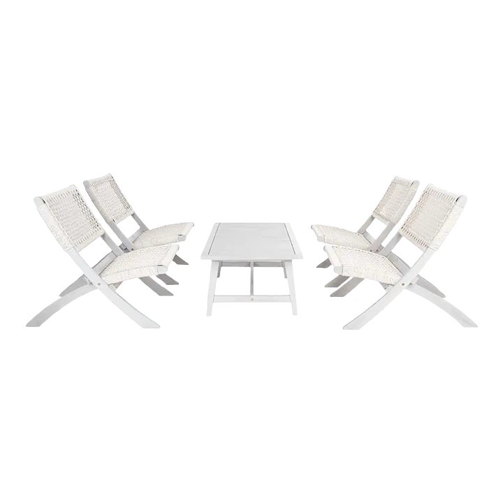 Blaze 5 Piece Living Set - Gray | Chairish