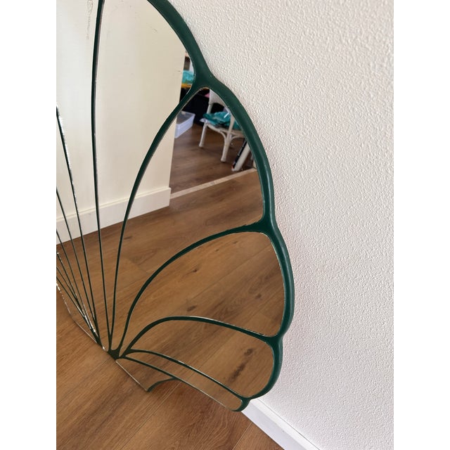20th Century Post Modern Boho Coastal Sea Shell Mirror | Chairish