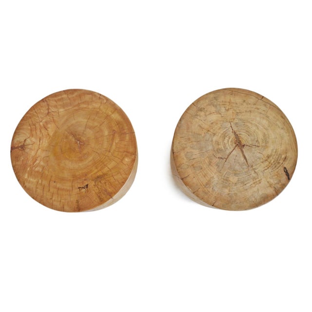 Acacia Gumdrop Side Table | Chairish